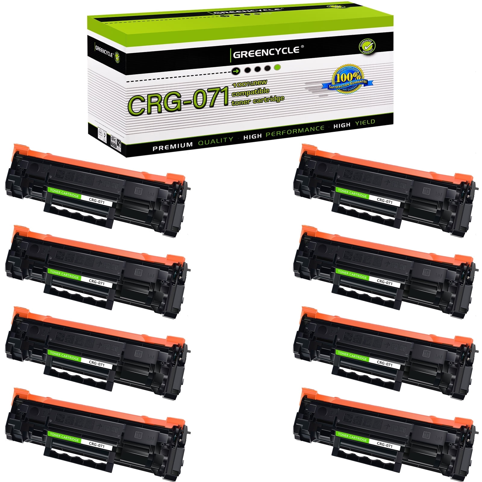 greencycle CRG071 Toner Cartridge Replacement Compatible for CANON 071 ...