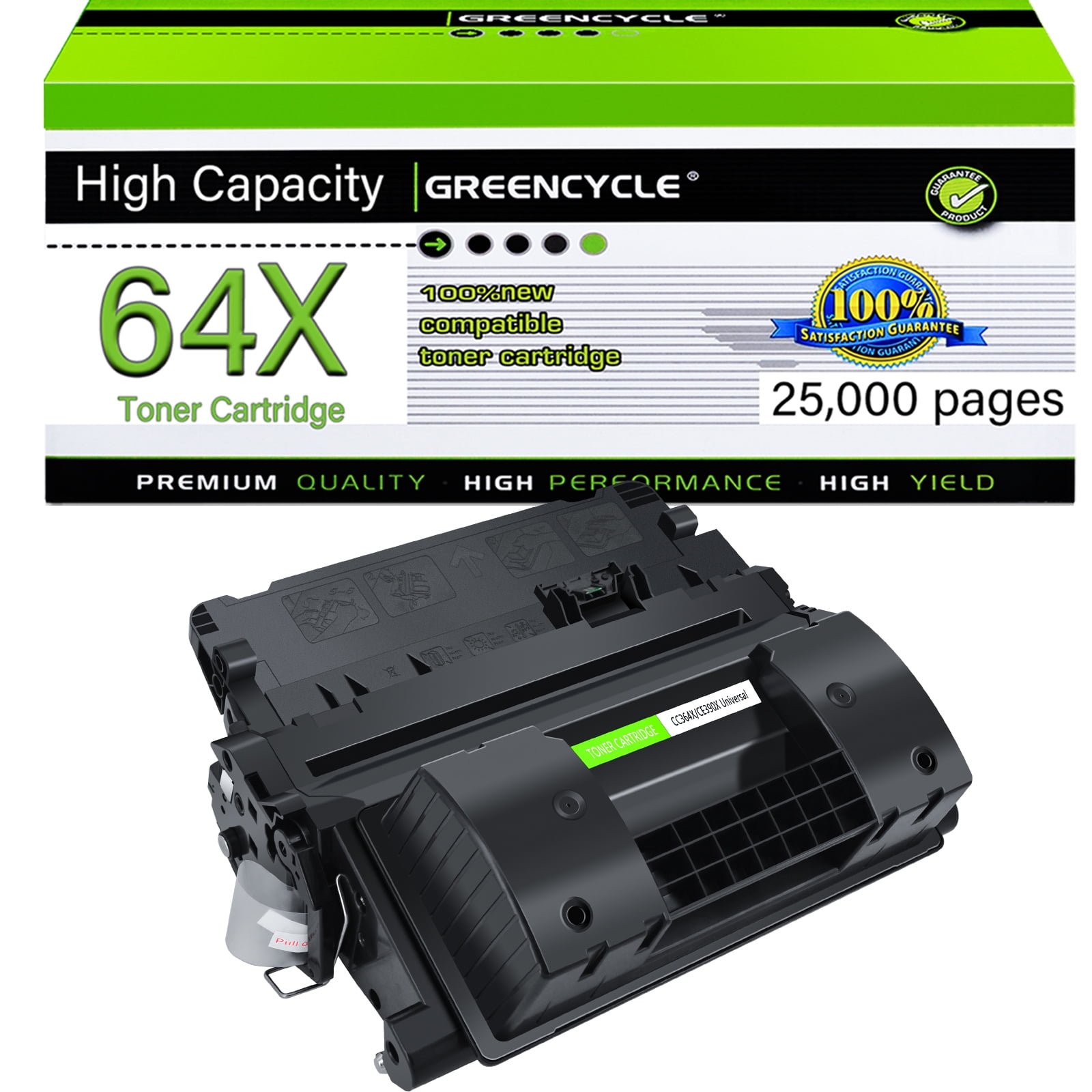 greencycle Compatible High Yield Black Toner Cartridge Replacement for ...