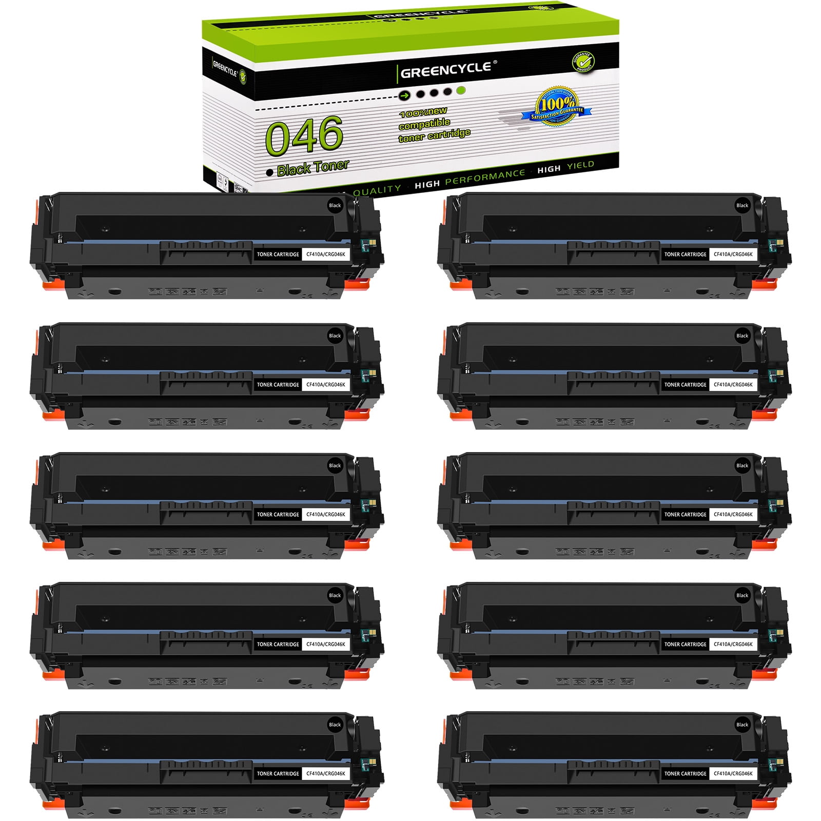 greencycle Compatible Toner Cartridge Replacement for Canon 046 CRG046 ...