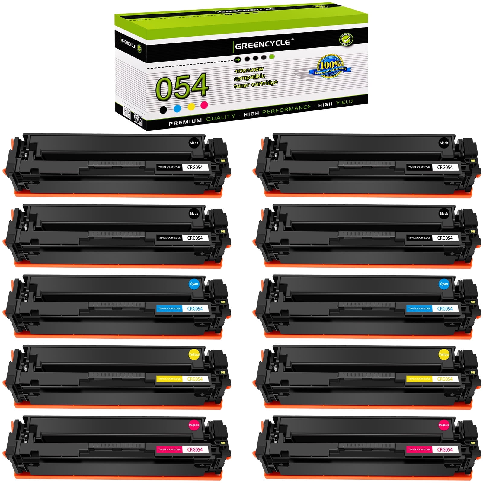 greencycle Compatible Toner Cartridge Replacement for Canon 054 CRG054 ...