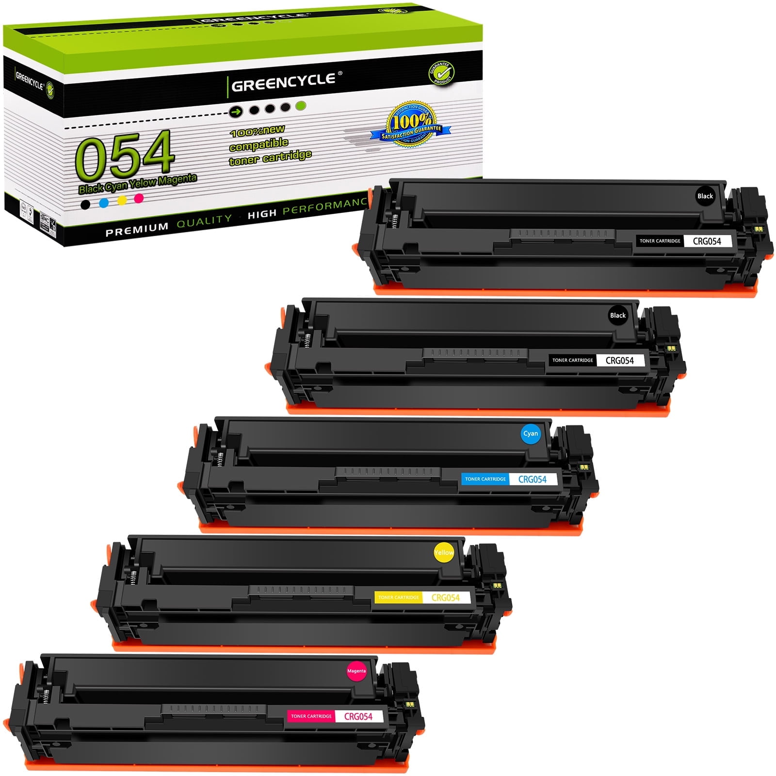 greencycle Compatible Toner Cartridge Replacement for Canon 054 CRG054 ...