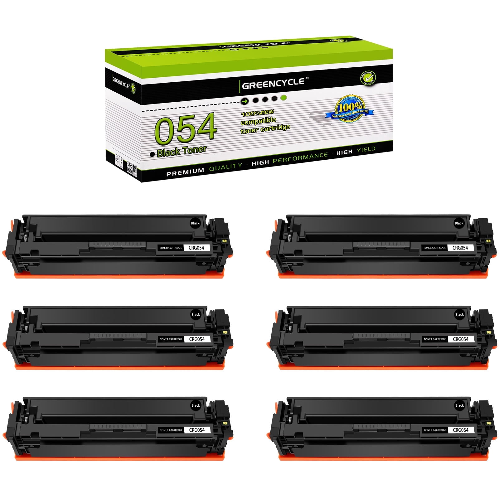 greencycle Compatible Toner Cartridge Replacement for Canon 054 CRG054 ...