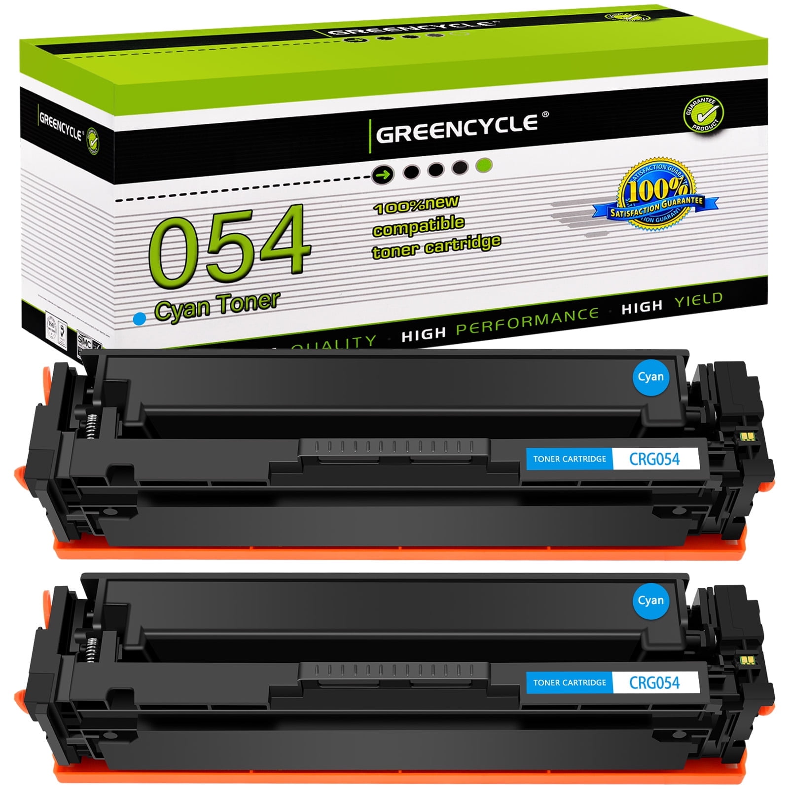 greencycle Compatible Toner Cartridge Replacement for Canon 054 CRG054 ...