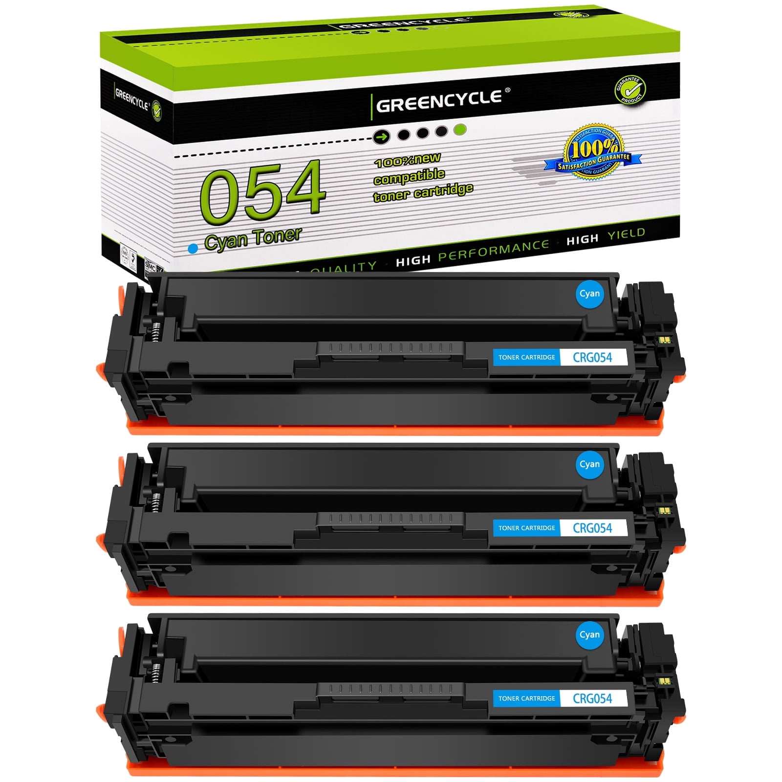 greencycle Compatible Toner Cartridge Replacement for Canon 054 CRG054 ...