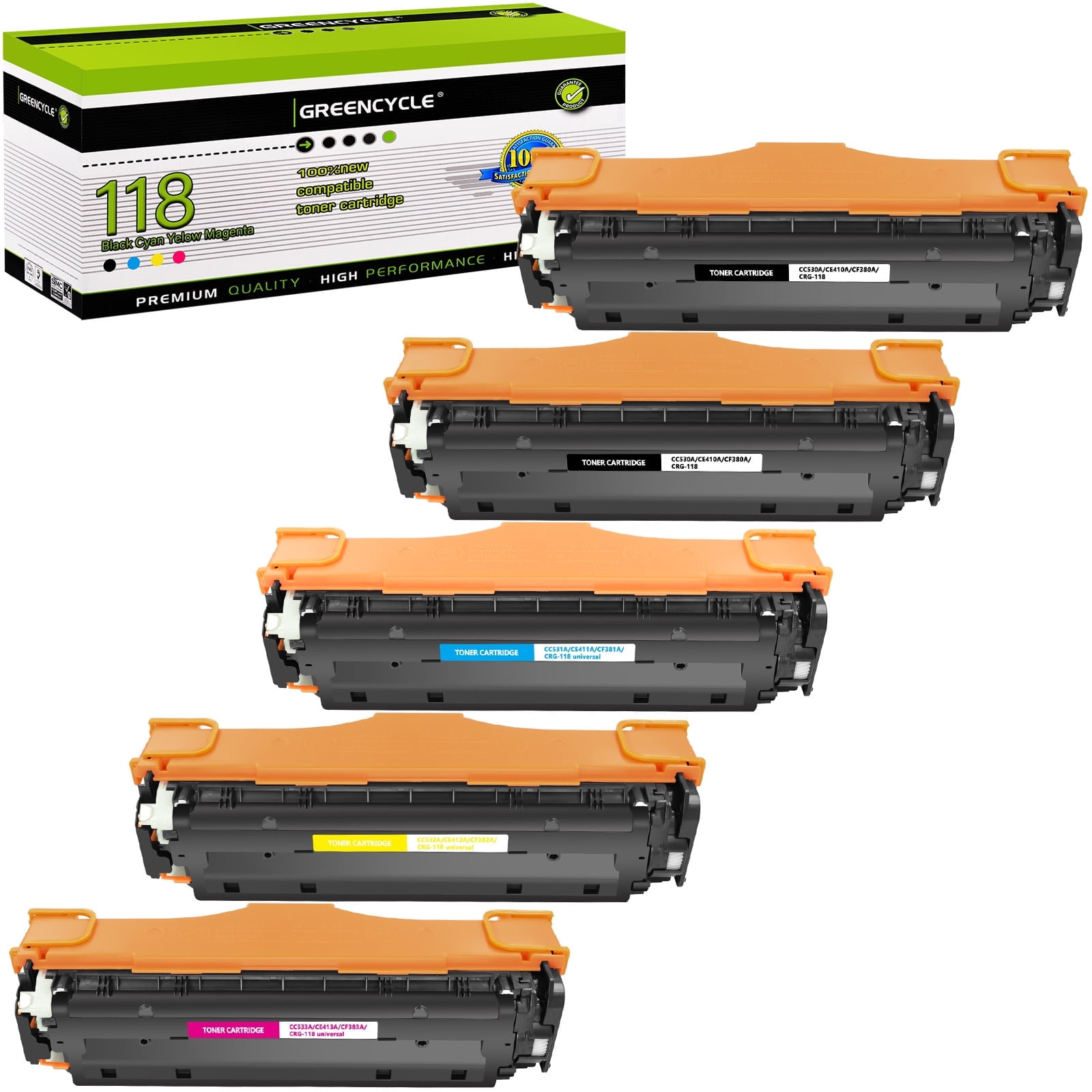 greencycle Compatible Toner Cartridge Replacement for Canon 118 CRG118 ...