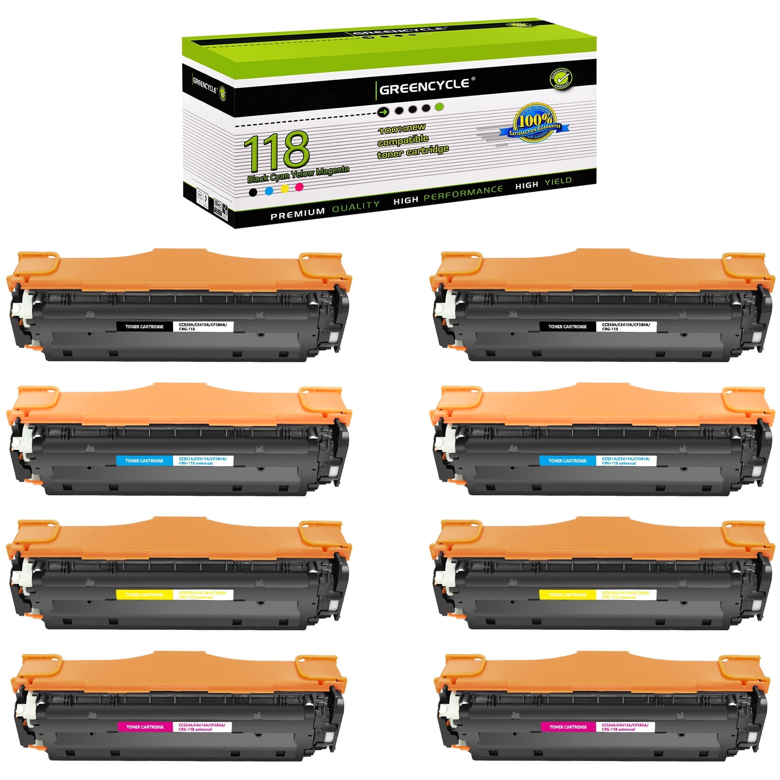 greencycle Compatible Toner Cartridge Replacement for Canon 118 CRG118 ...