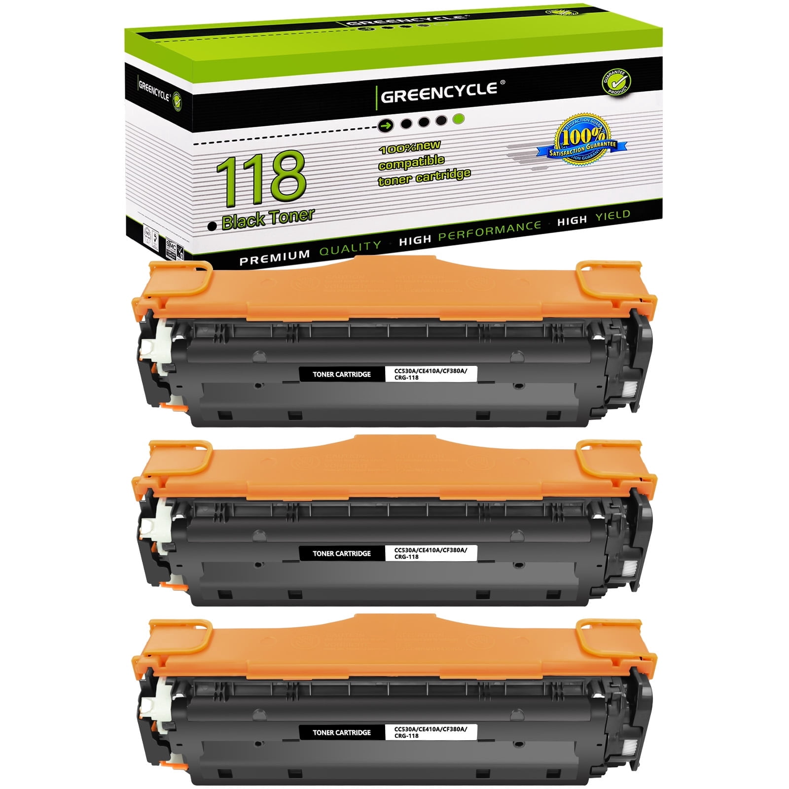 greencycle Compatible Toner Cartridge Replacement for Canon 118 CRG118 ...