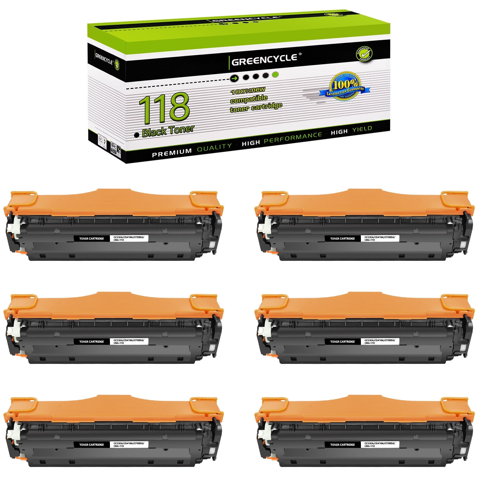 greencycle Compatible Toner Cartridge Replacement for Canon 118 CRG118 ...