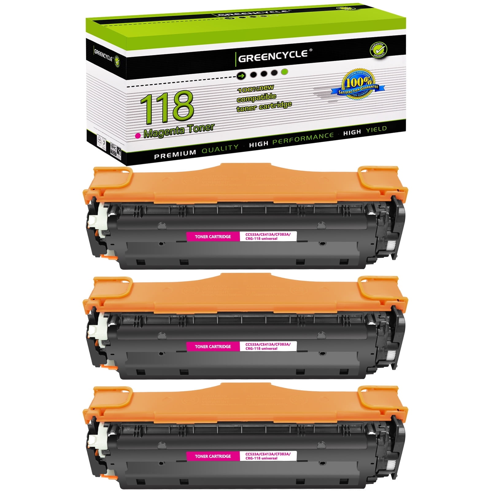 greencycle Compatible Toner Cartridge Replacement for Canon 118 CRG118 ...