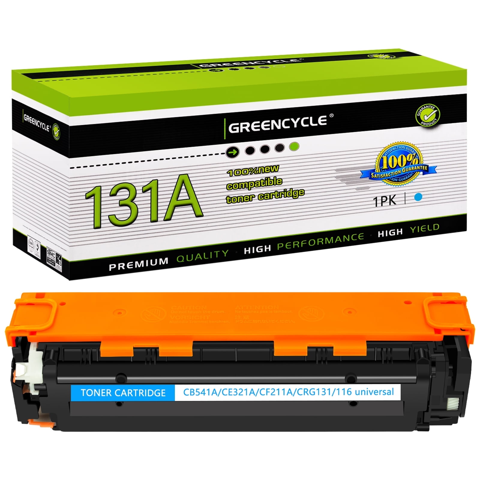 greencycle Compatible Toner Cartridge Replacement for HP 131A CF211A to use in Lase Jet Pro 200 ...