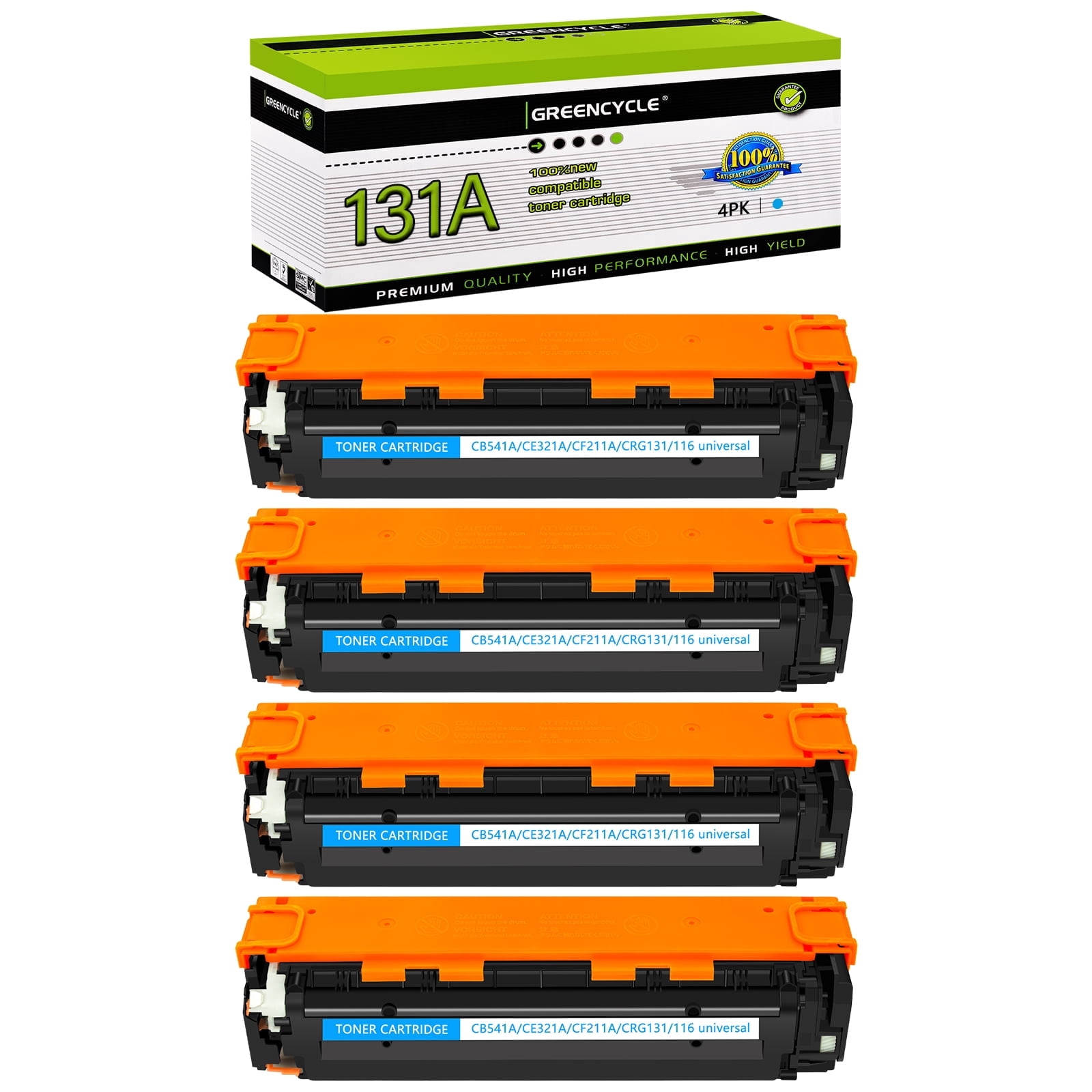 greencycle Compatible Toner Cartridge Replacement for HP 131A CF211A to use in Lase Jet Pro 200 ...