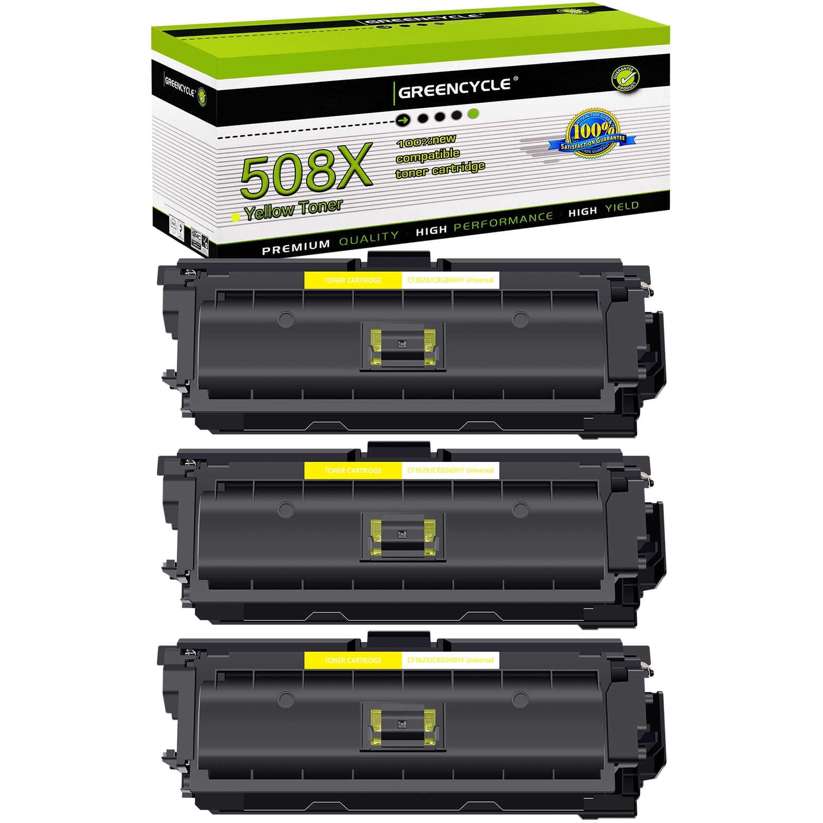 greencycle Compatible Toner Cartridge Replacement for HP 508X CF362X to ...