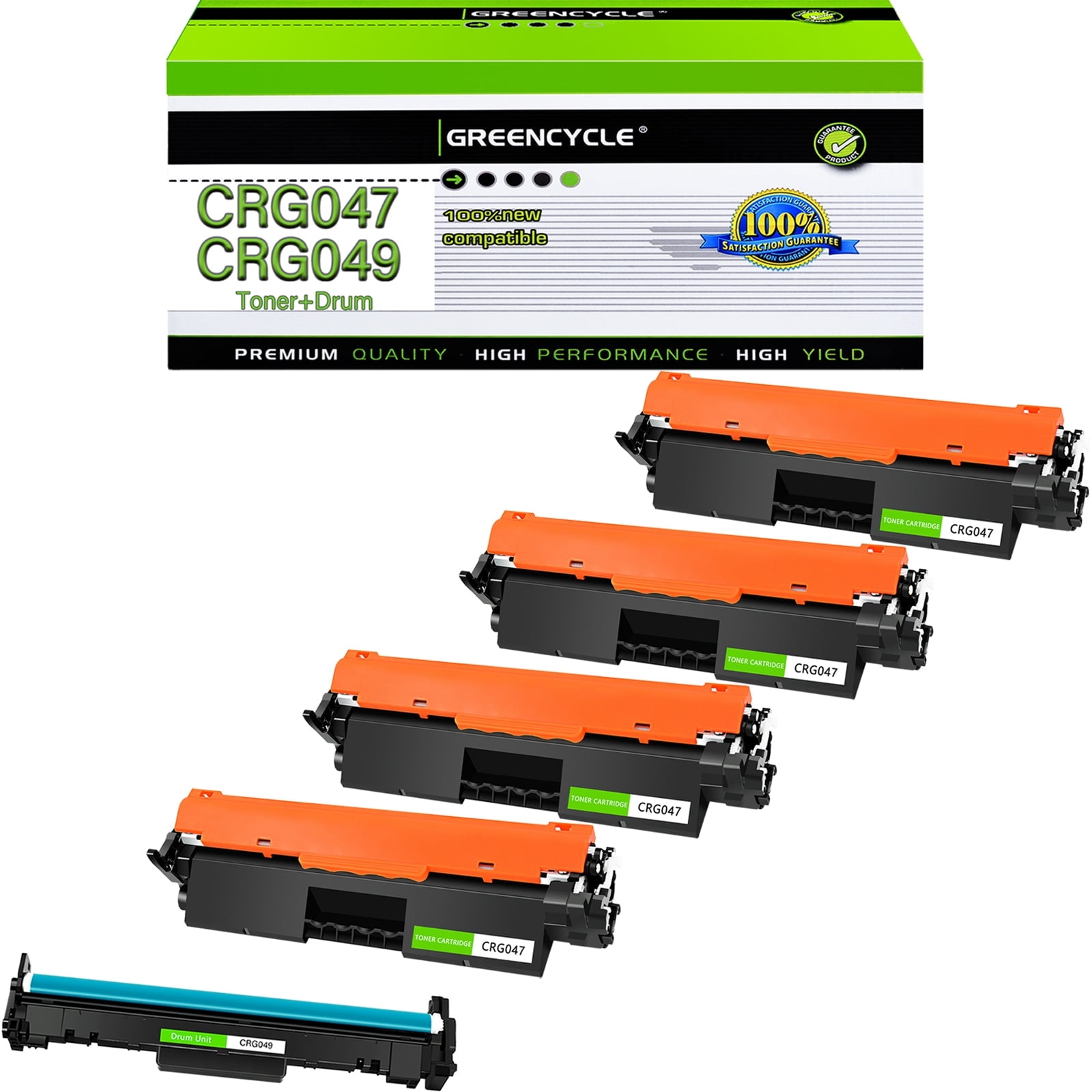 greencycle Compatible Toner Cartridges & Drum Replacement for CANON 047 ...