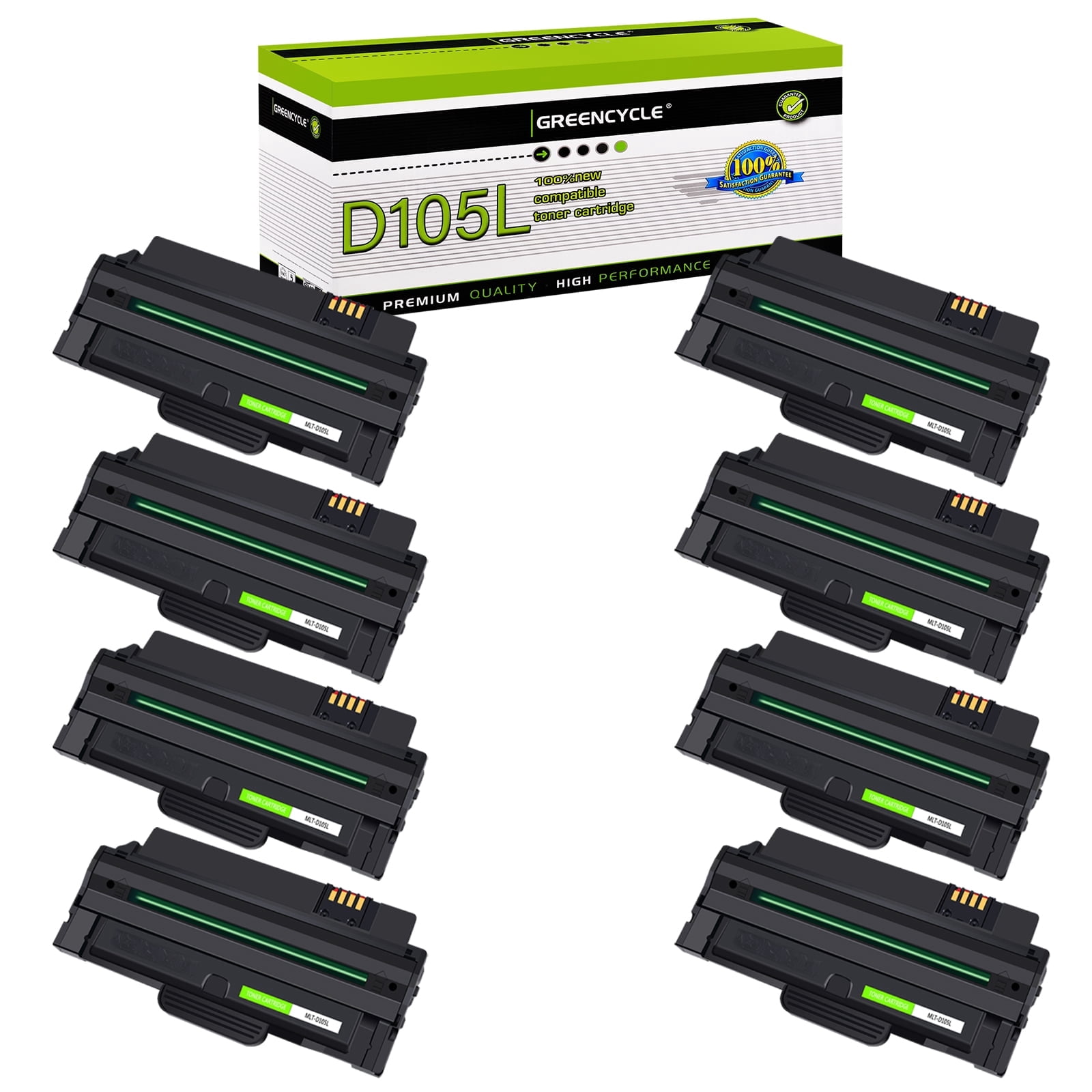 greencycle MLT-D105L High Yield Toner Cartridge Replacement Compatible ...