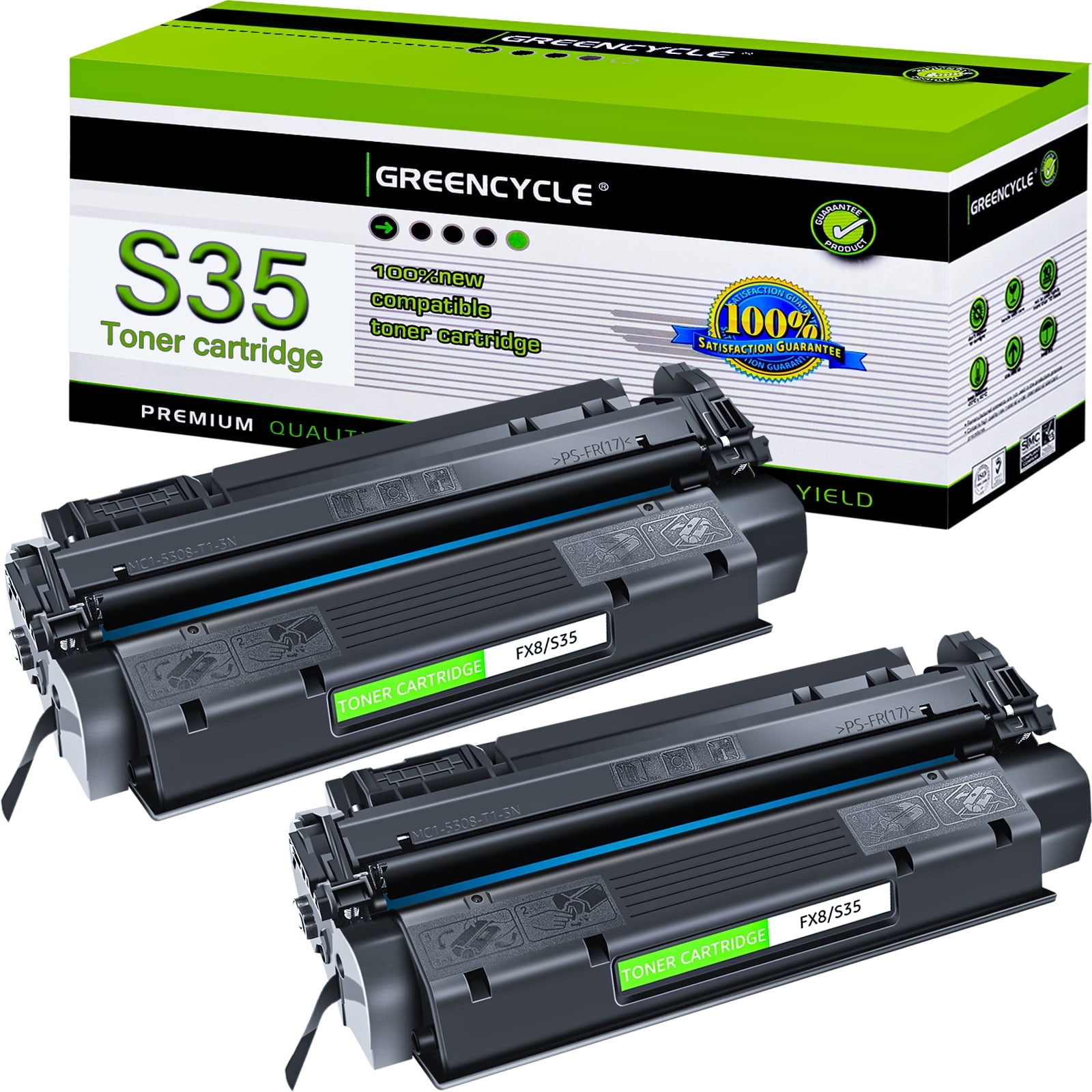 greencycle S35 Toner Cartridge Replacement Compatible for CANON S35 S ...