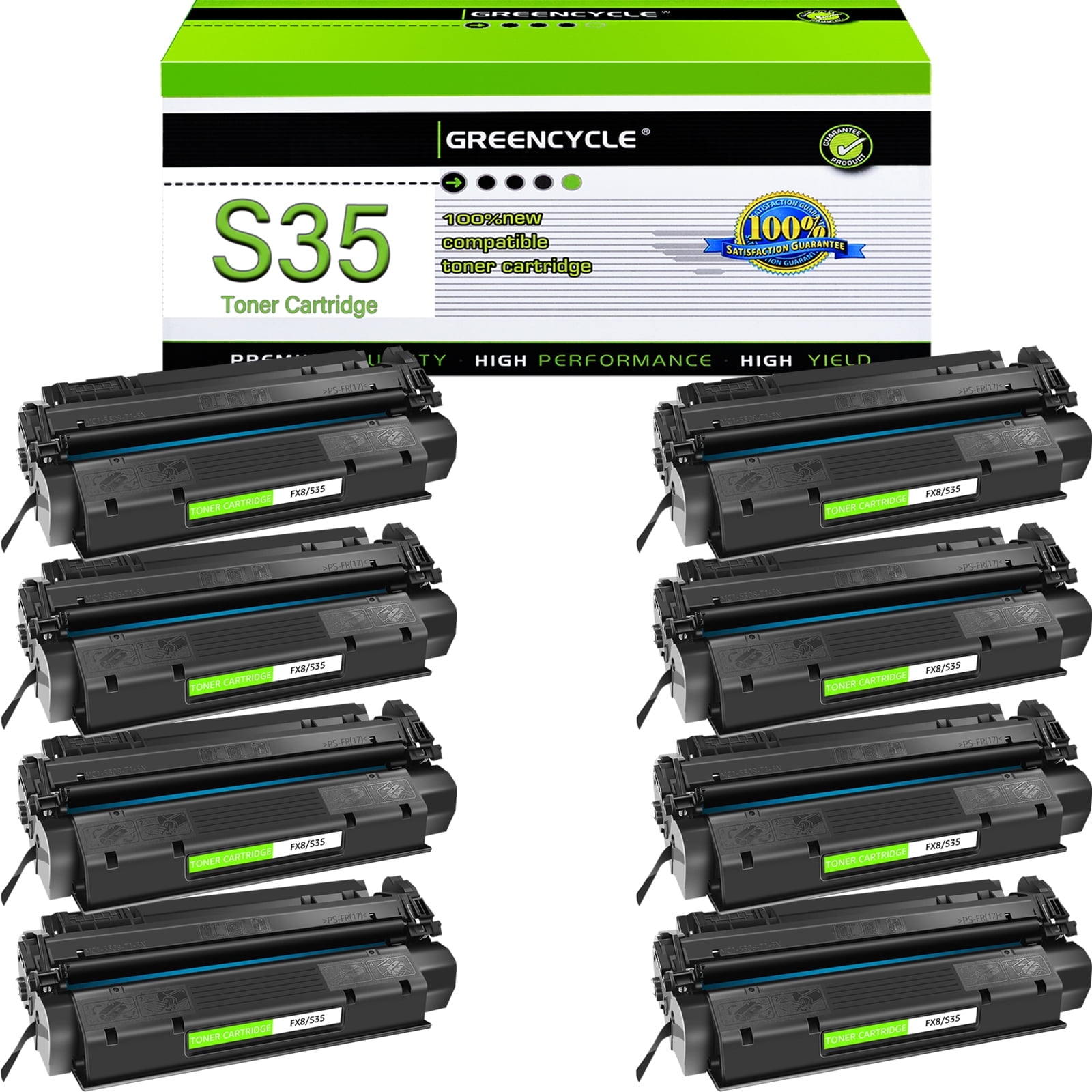 greencycle S35 Toner Cartridge Replacement Compatible for CANON S35 S ...