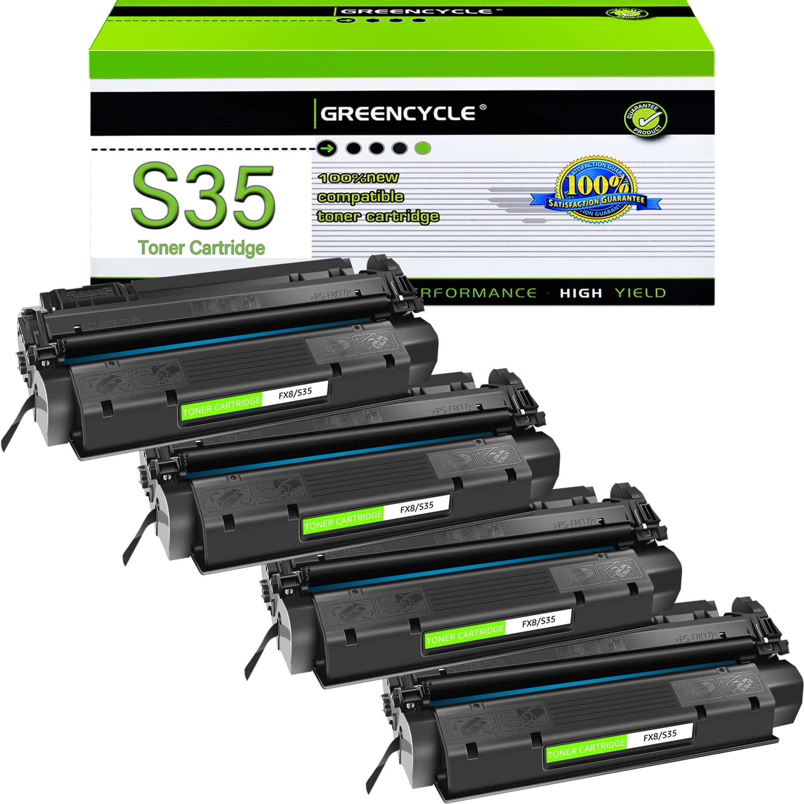 greencycle S35 Toner Cartridge Replacement Compatible for CANON S35 S ...