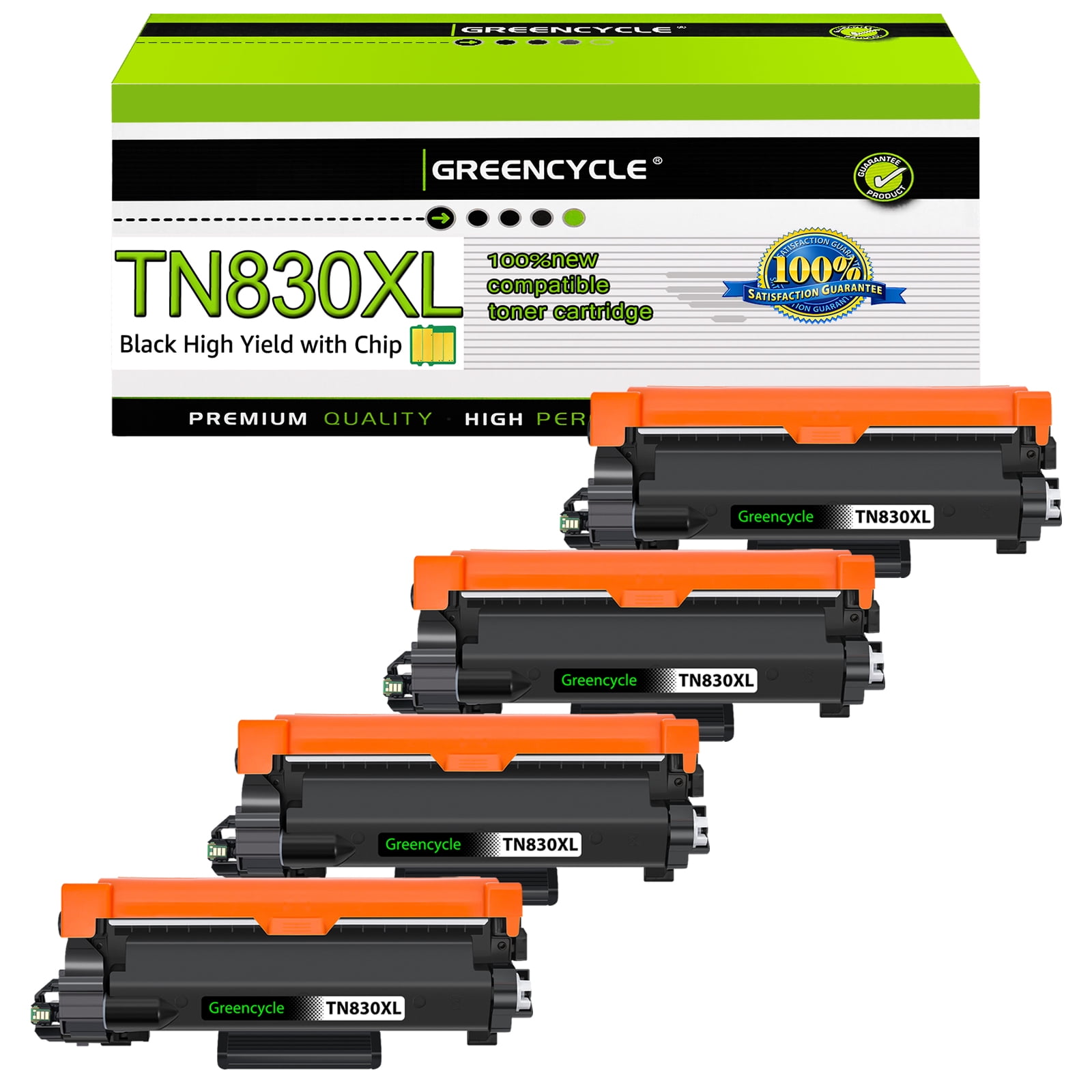 greencycle TN830XL Toner Cartridge Replacement Compatible for Brother ...