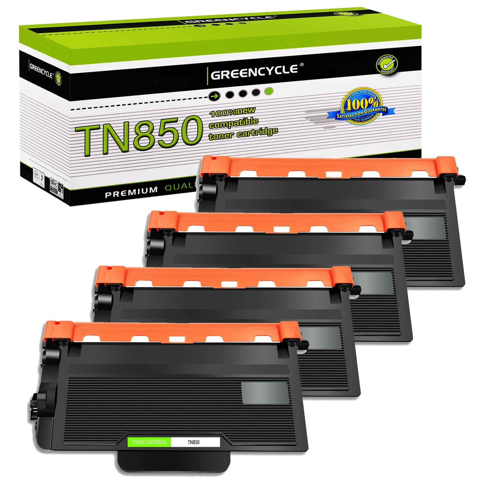 greencycle TN850 TN820 High Yield Toner Cartridges Compatible for ...