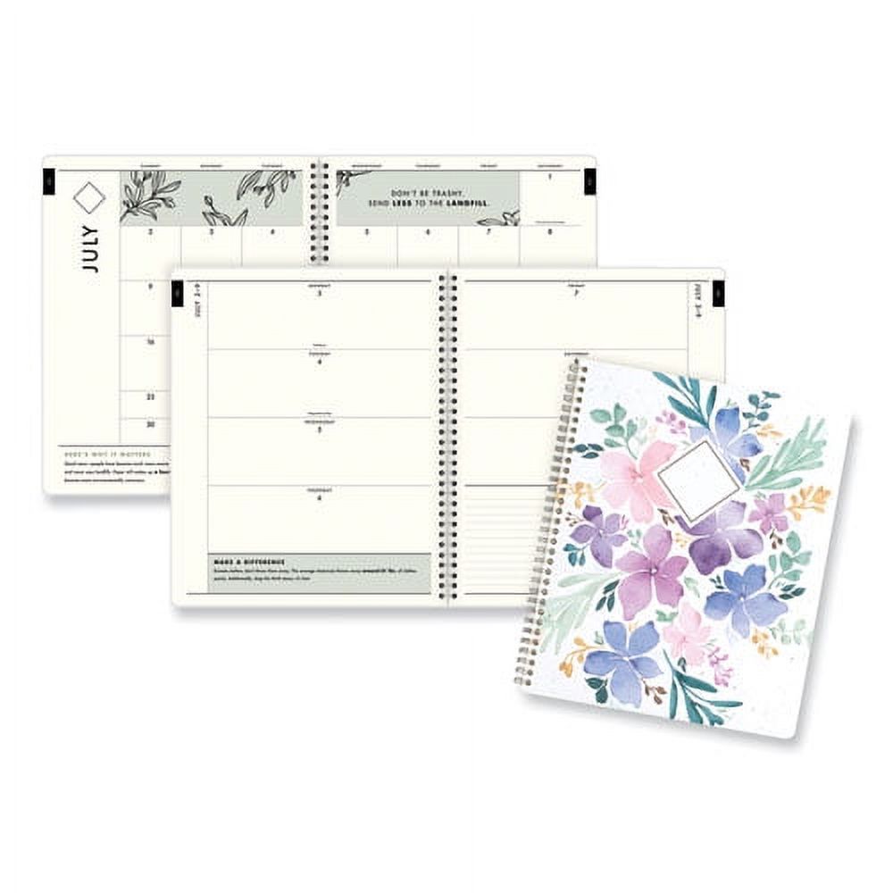 greenpath academic year weekly/monthly planner, greenpath art, 11 x 9. ...