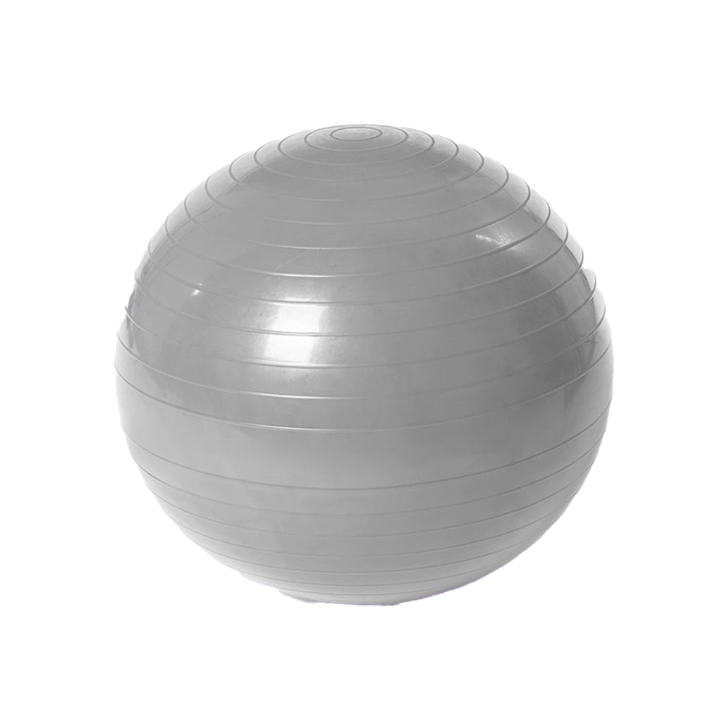 grey Exercise Ball Extra Thick Professional Grade Balance & Stability ...