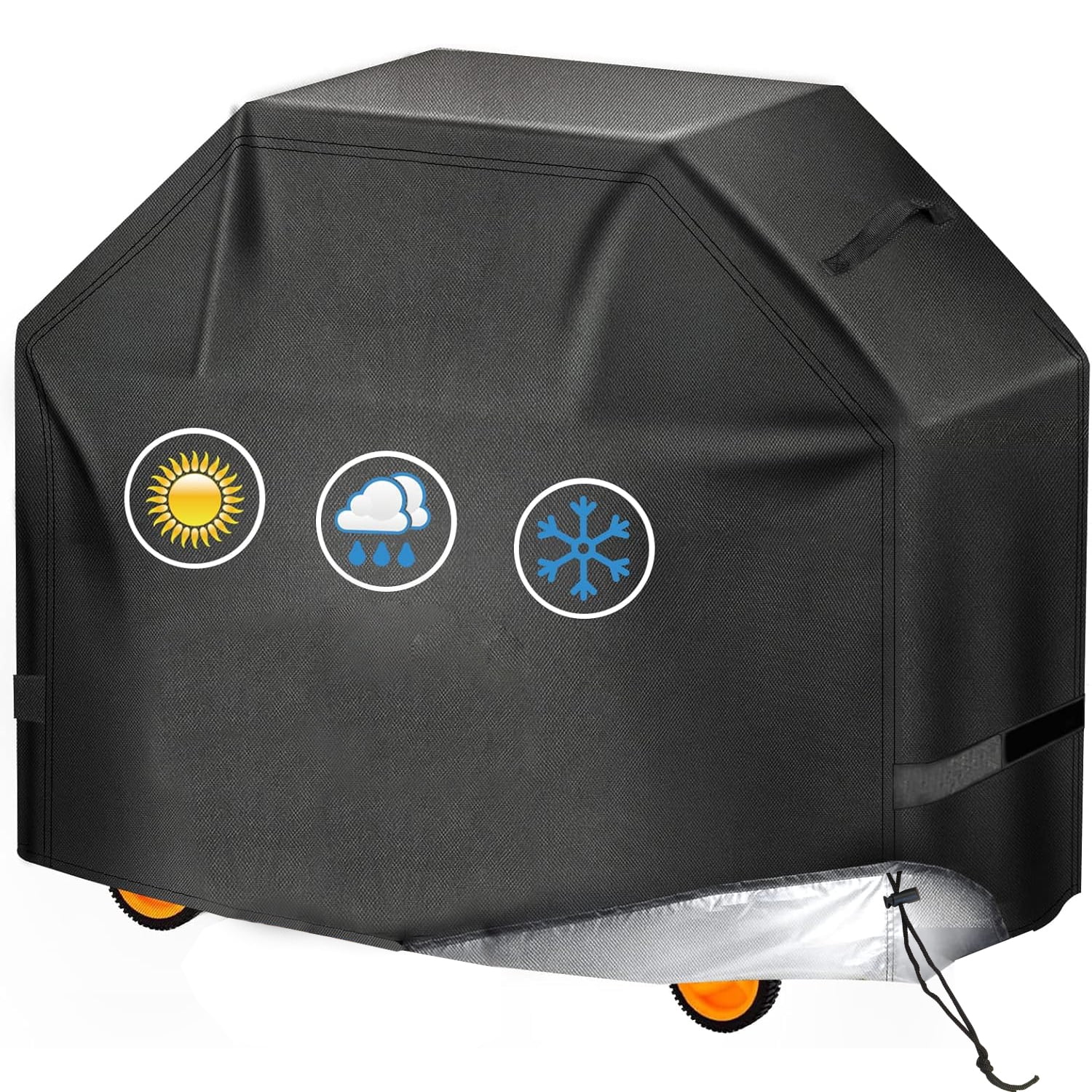 BN-LINK Grill BBQ Cover, 420D Outdoor Heavy Duty Waterproof Barbecue ...