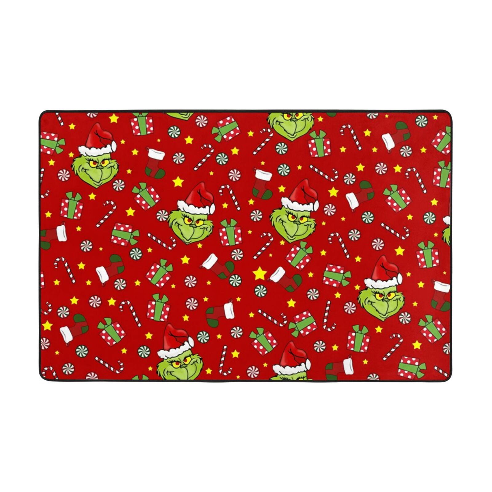 grinch Gamer Rug Room Non-Slip Gaming Rug Cool Graffiti Gaming Carpet ...