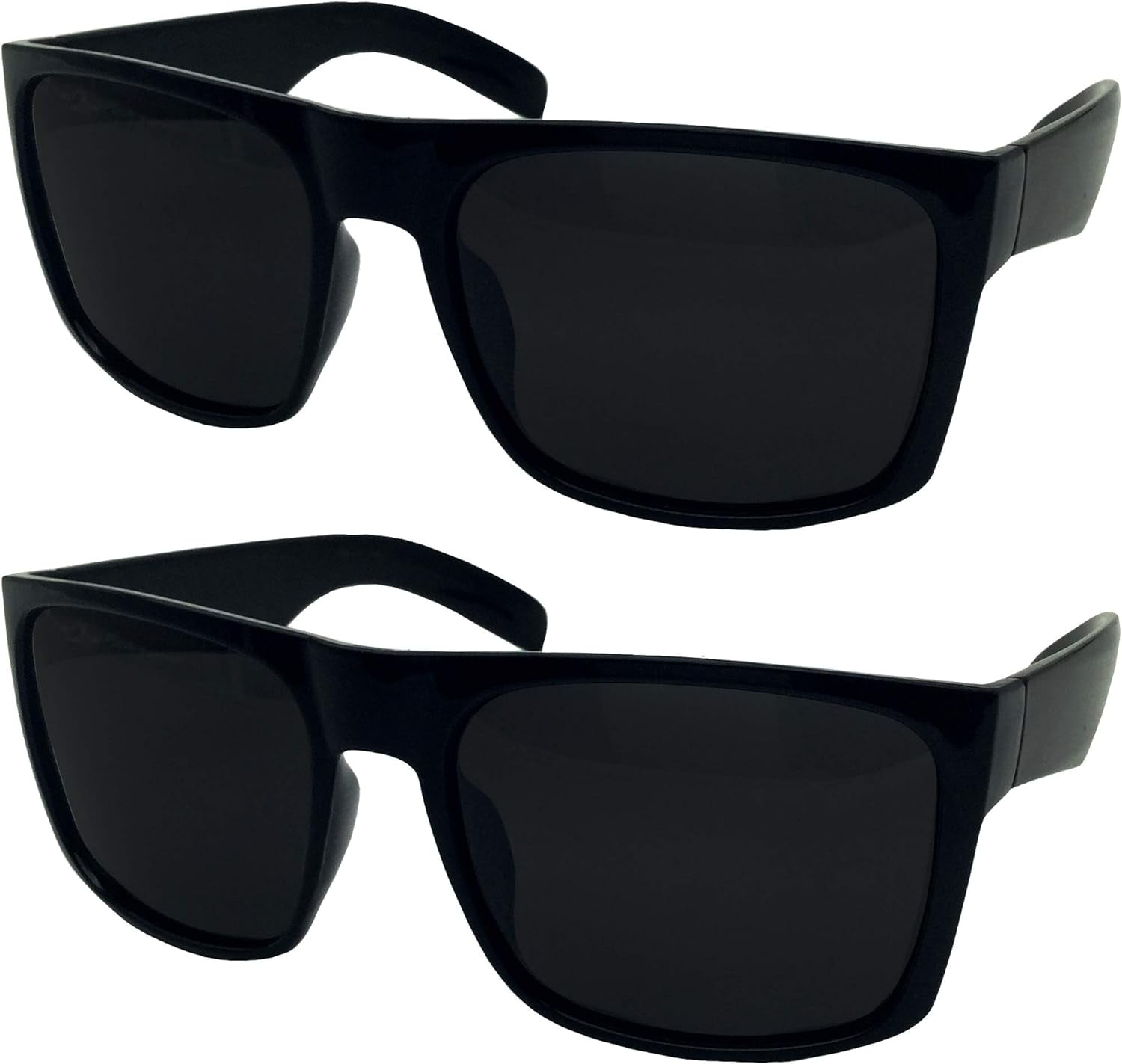 grinderPUNCH 2 Pack XL Polarized Men's Big Wide Frame Sunglasses ...