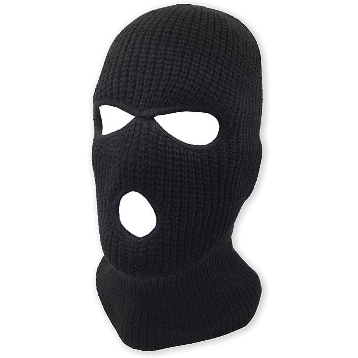 GrinderPUNCH Black Ski Mask Balaclava – Full Face Winter Mask for Men ...