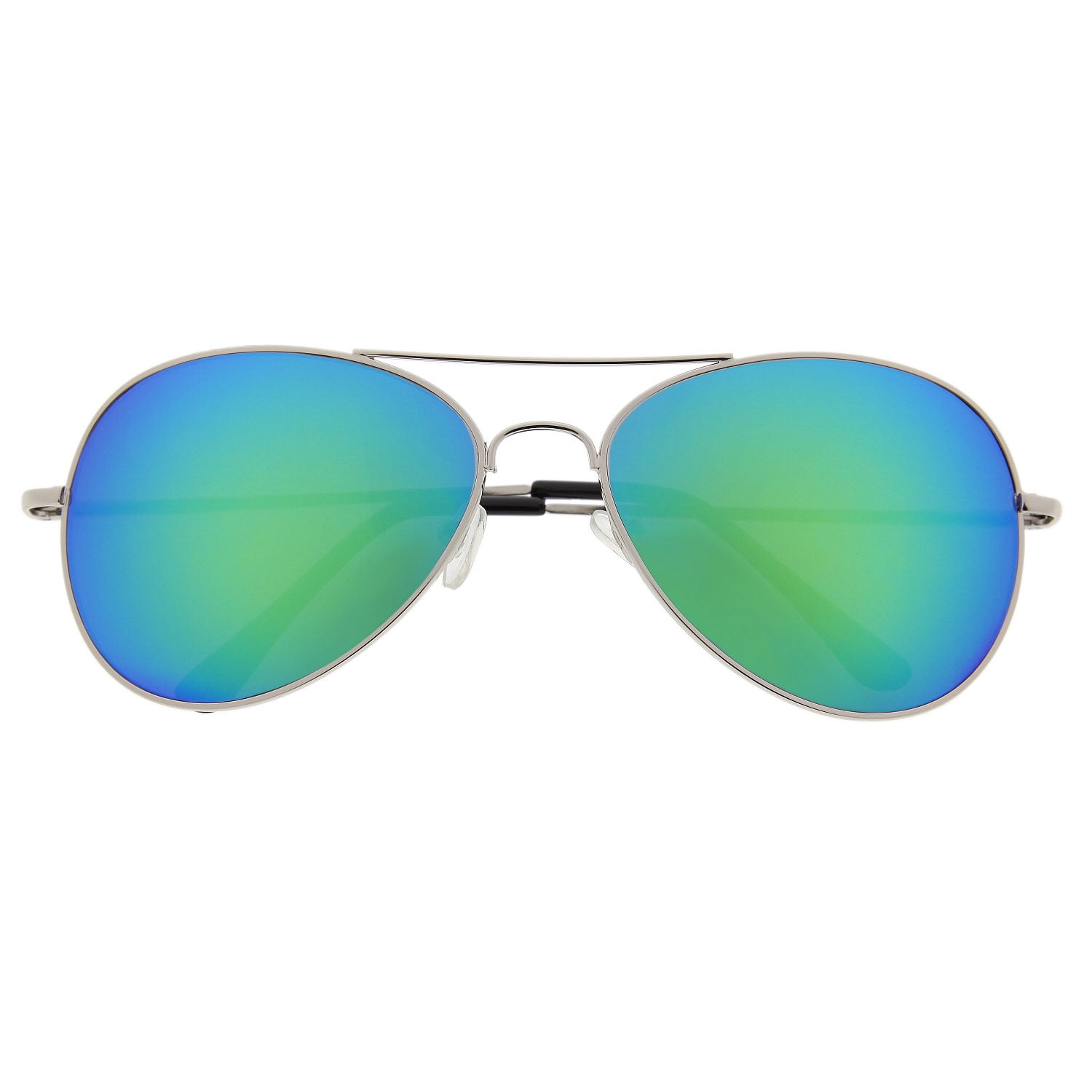 grinderPUNCH Aviator Colored Mirrored Lens Adult Sunglasses for Men ...