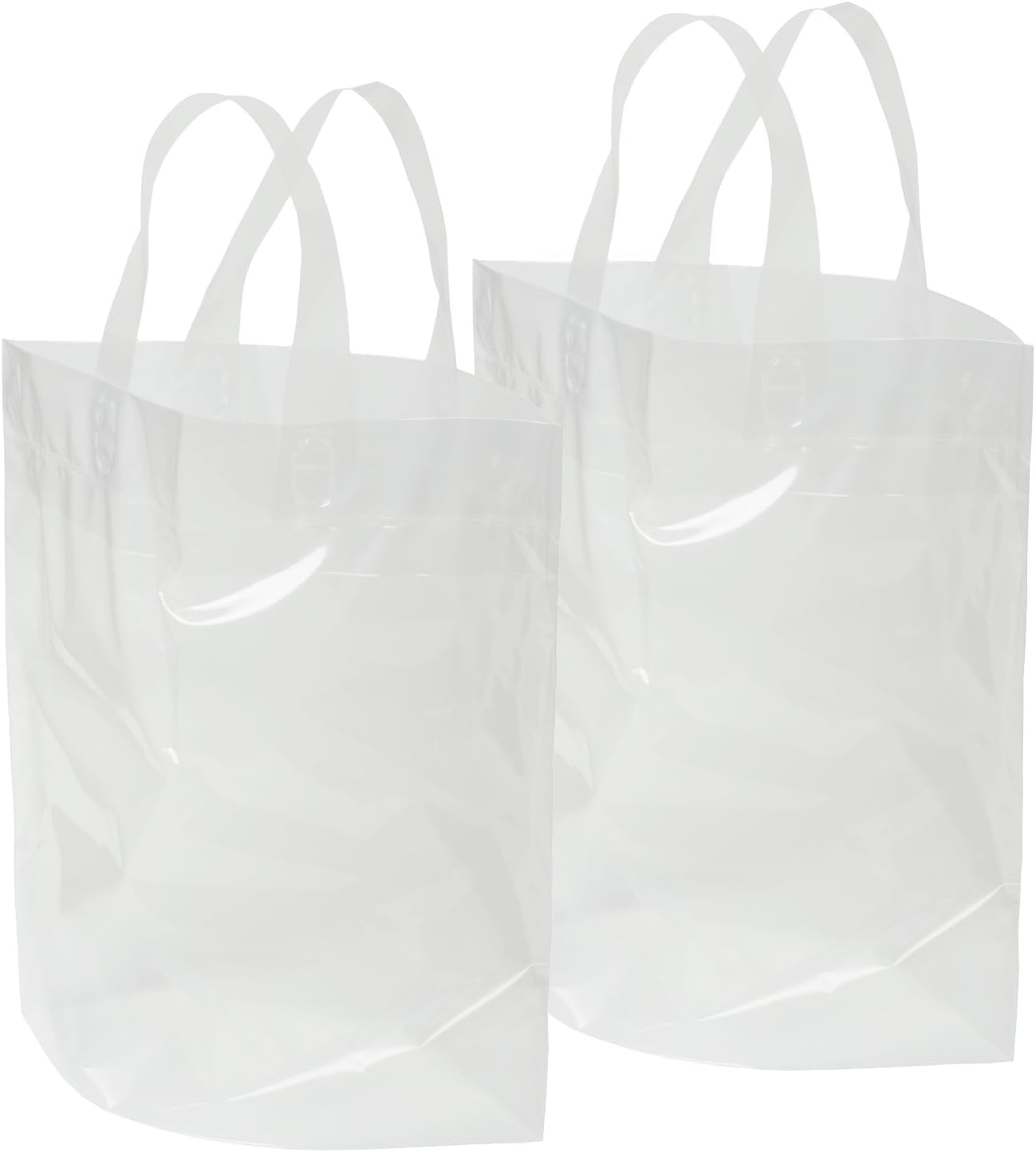 grinderPUNCH Clear Bag with Soft Loop Handle 12” X 12“ X 6” Thick ...