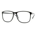 grinderPUNCH Clear Lens Nerdy Square Thin Plastic Frame Glasses ...