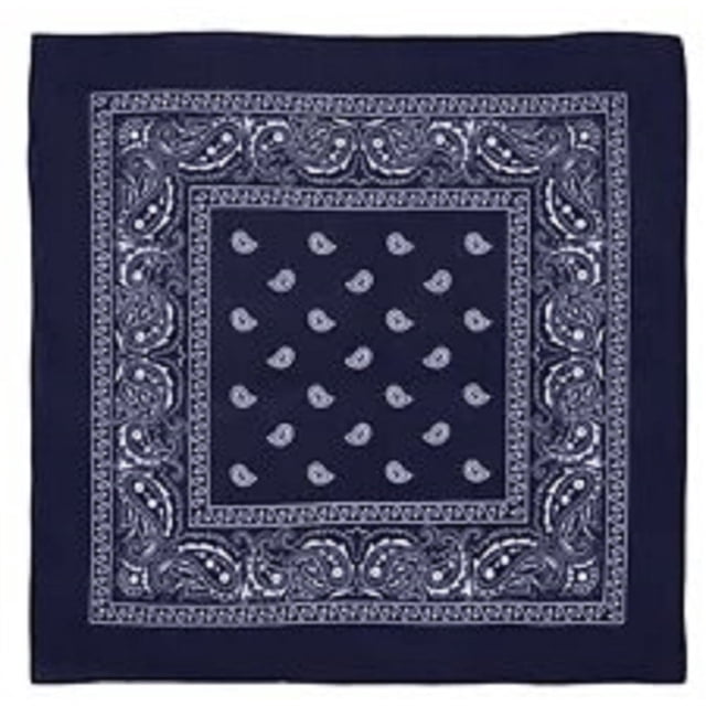 grinderPUNCH Cotton PAISLEY PRINT Face Scarf BANDANA HANDKERCHIEF HEAD ...