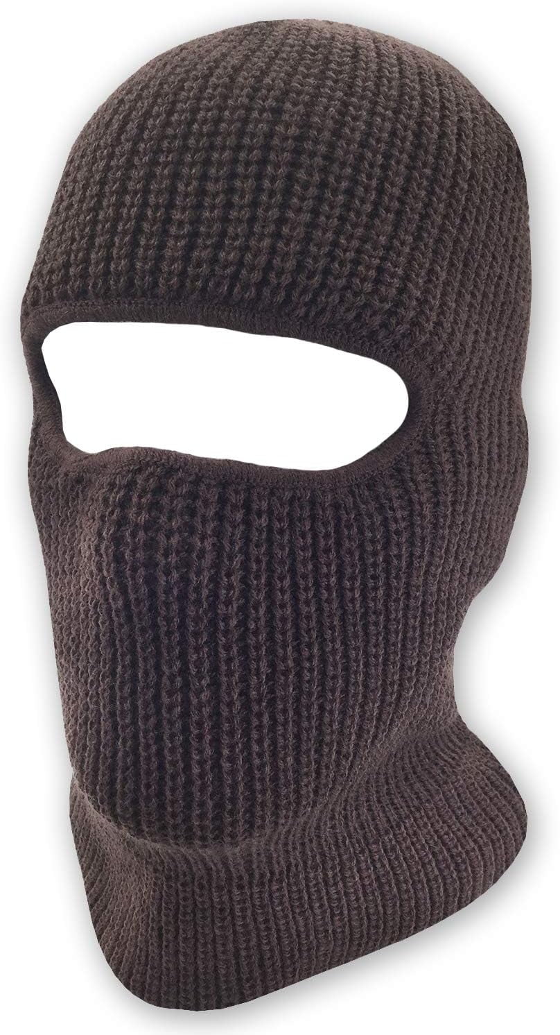 grinderPUNCH Double Layered Knitted One Hole Ski Mask - Assorted Colors ...