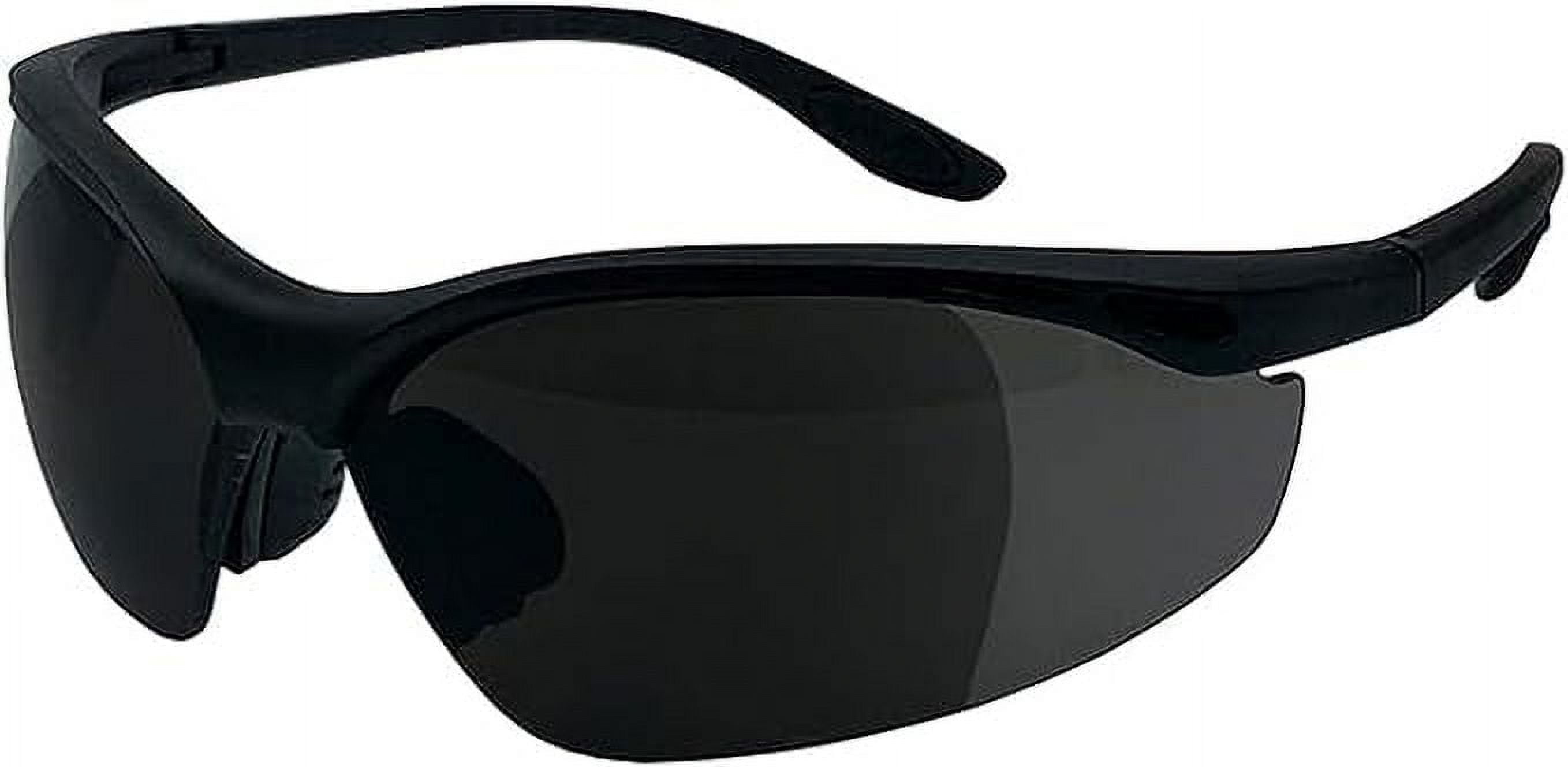 grinderPUNCH Full Lens Magnification Safety Glasses with Black Frame ...