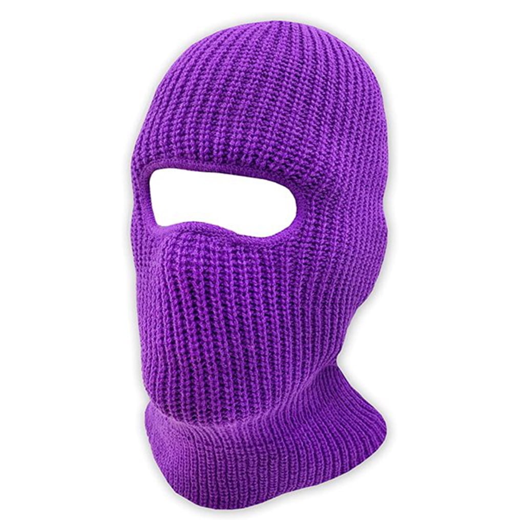 grinderPUNCH Knitted Tactical Double Layered Face One 1 hole Ski Mask ...