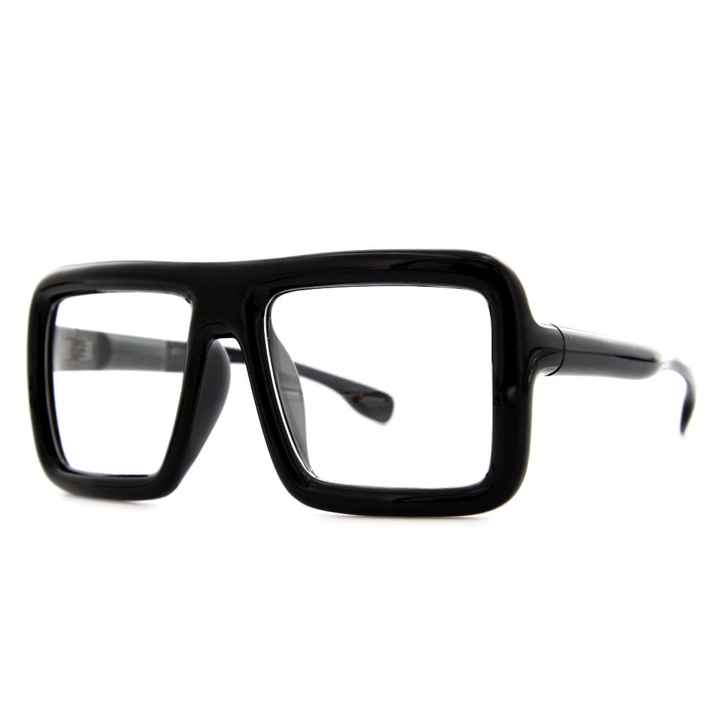 grinderPUNCH Oversized Large Thick Retro Nerd Bold Fashion Square Frame ...