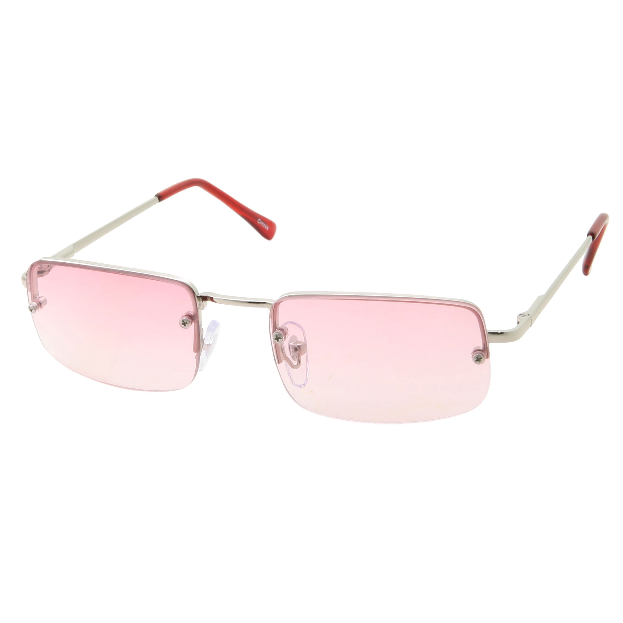 grinderPUNCH Small Square Frameless Gleyemor Rimless Rectangle ...
