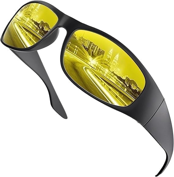 grinderPUNCH Super Dark Polarized Black Sunglasses | Biker Style Rider | Wrap Around Style ...