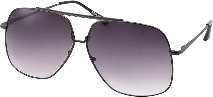 grinderPUNCH XL Large Big Frame Square Oversized Aviator Sunglasses for ...