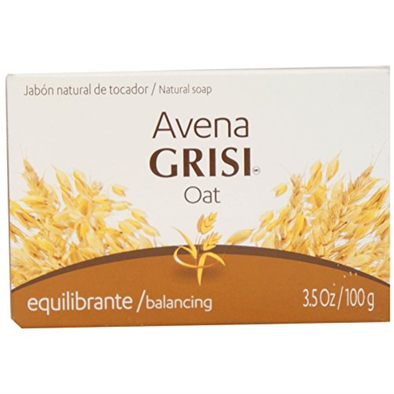 Grisi Grisi natural oat bar soap with humederm 3.5 oz, 3.5 Ounce ...