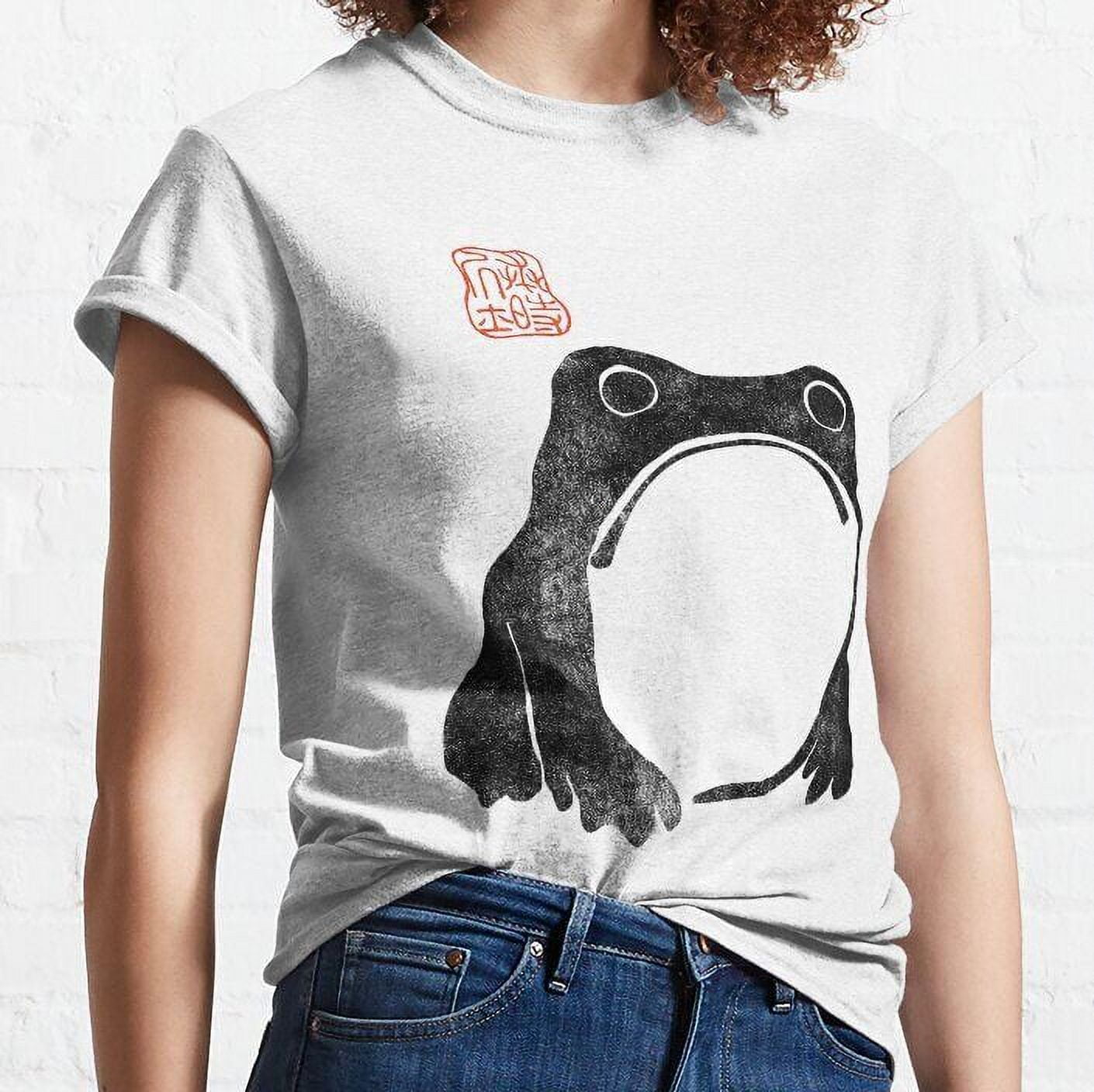 grumpy frog japanese Classic Gildan T-Shirt Unisex Best Gift, HOT SALE ...
