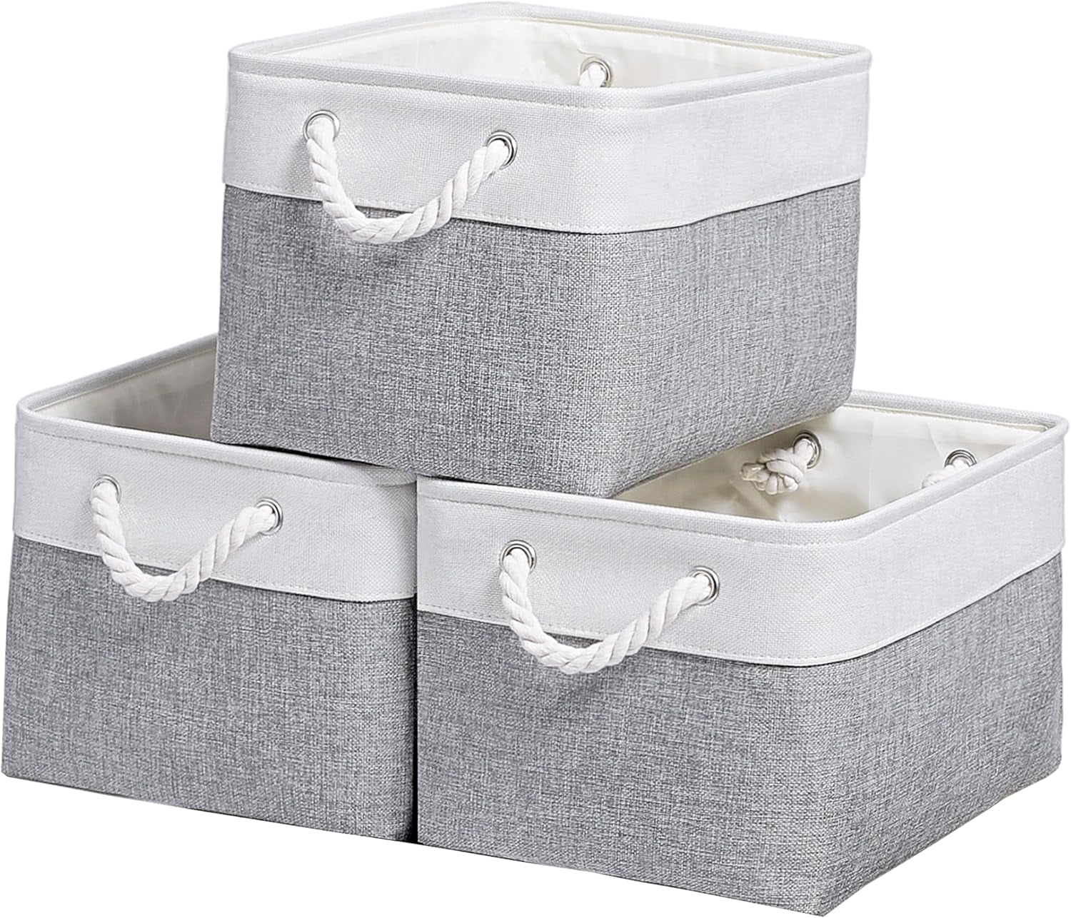 gsjkfkla 11 x 11 Inch Storage Cubes 6 Pack Large Collapsible Fabric ...