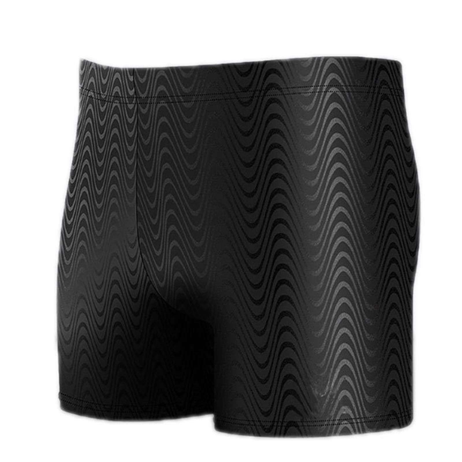 guisaled Men's Swimsuit Swim Jammer Athletic Training Endurance Swim ...
