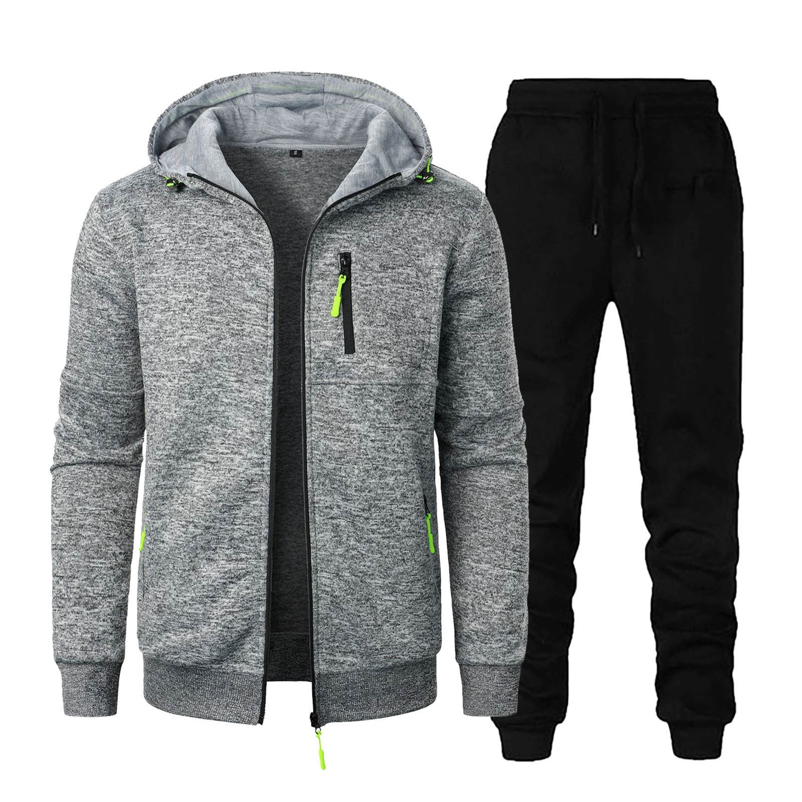 guisaled Mens Tracksuits Sweatsuits for Men 2 Piece Sets Outfits Long ...