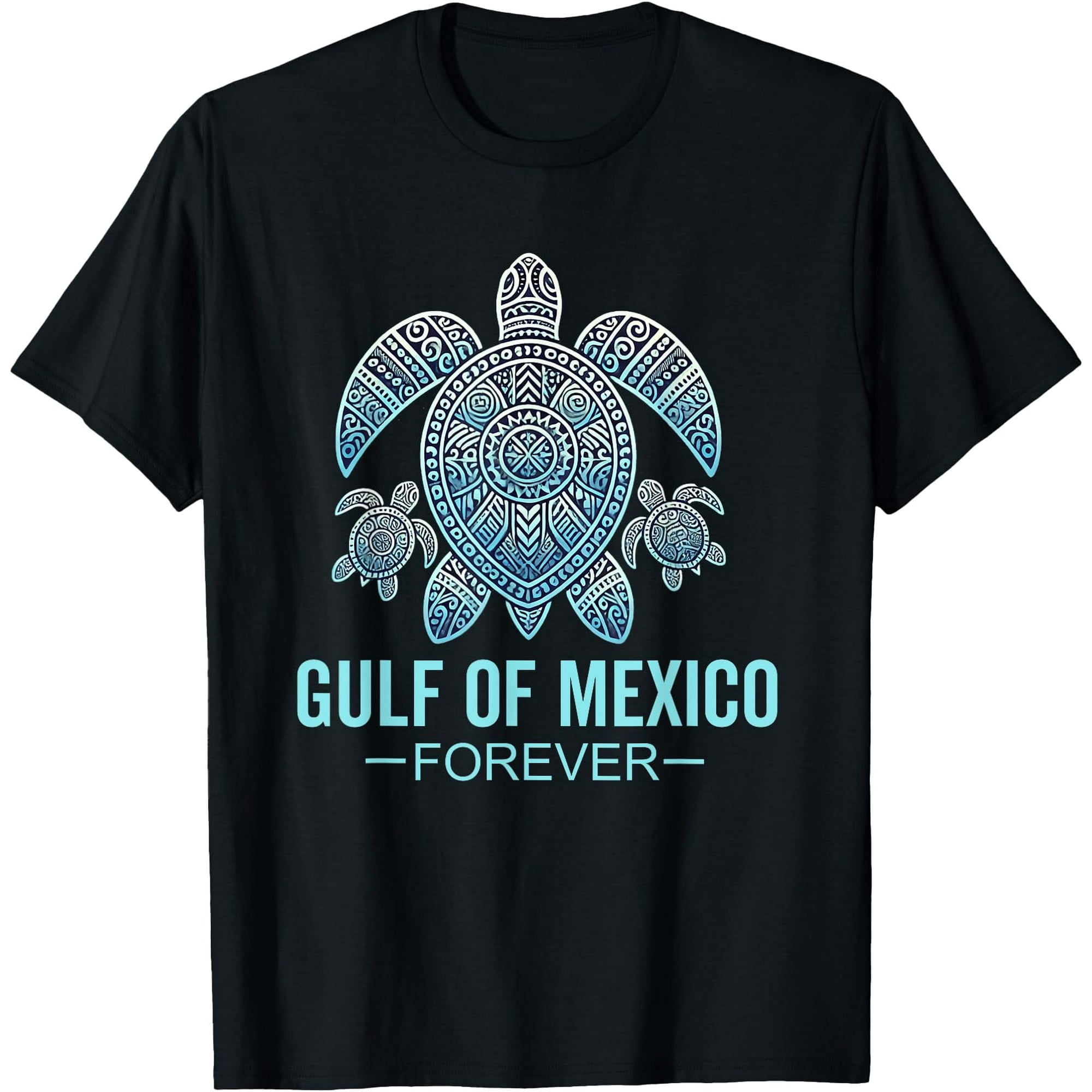 gulf of mexico forever Mexican Souvenir Mexican Gulf T-Shirt,Black tee ...