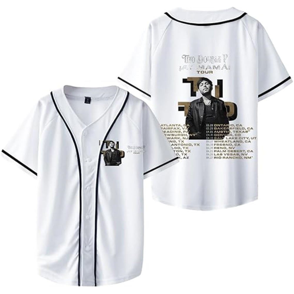 gulongbao 2025 Unisex Double Knit Baseball Jersey - Summer Streetwear ...