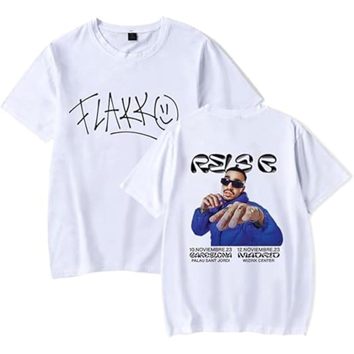 gulongbao Rels B Rapper Merch Skinny Flakk Logo Crewneck Short Sleeve ...