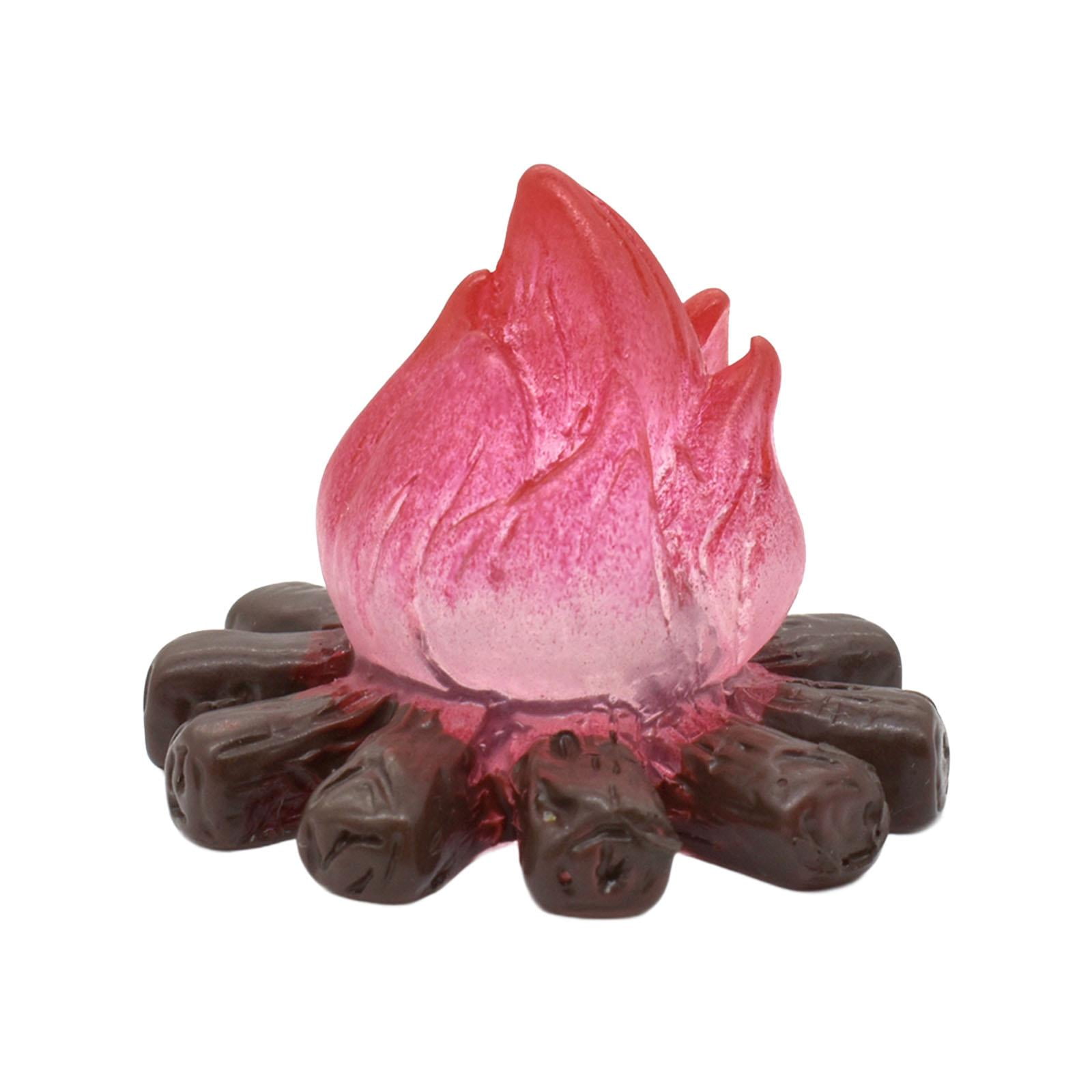 guohui 1/12 Dollhouse Campfire Resin Campfire Model for Bedroom ...