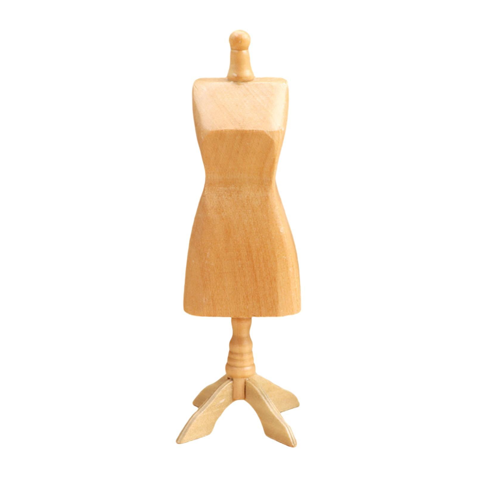 guohui 1/12 Dollhouse Miniature Model Hanger Jewelry Display Bust Stand ...